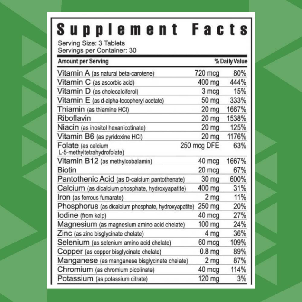 Ultimate Daily Classic multivitamin for men