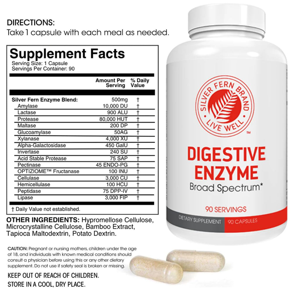 Ultimate digestive enzyme supplement for bloating relief