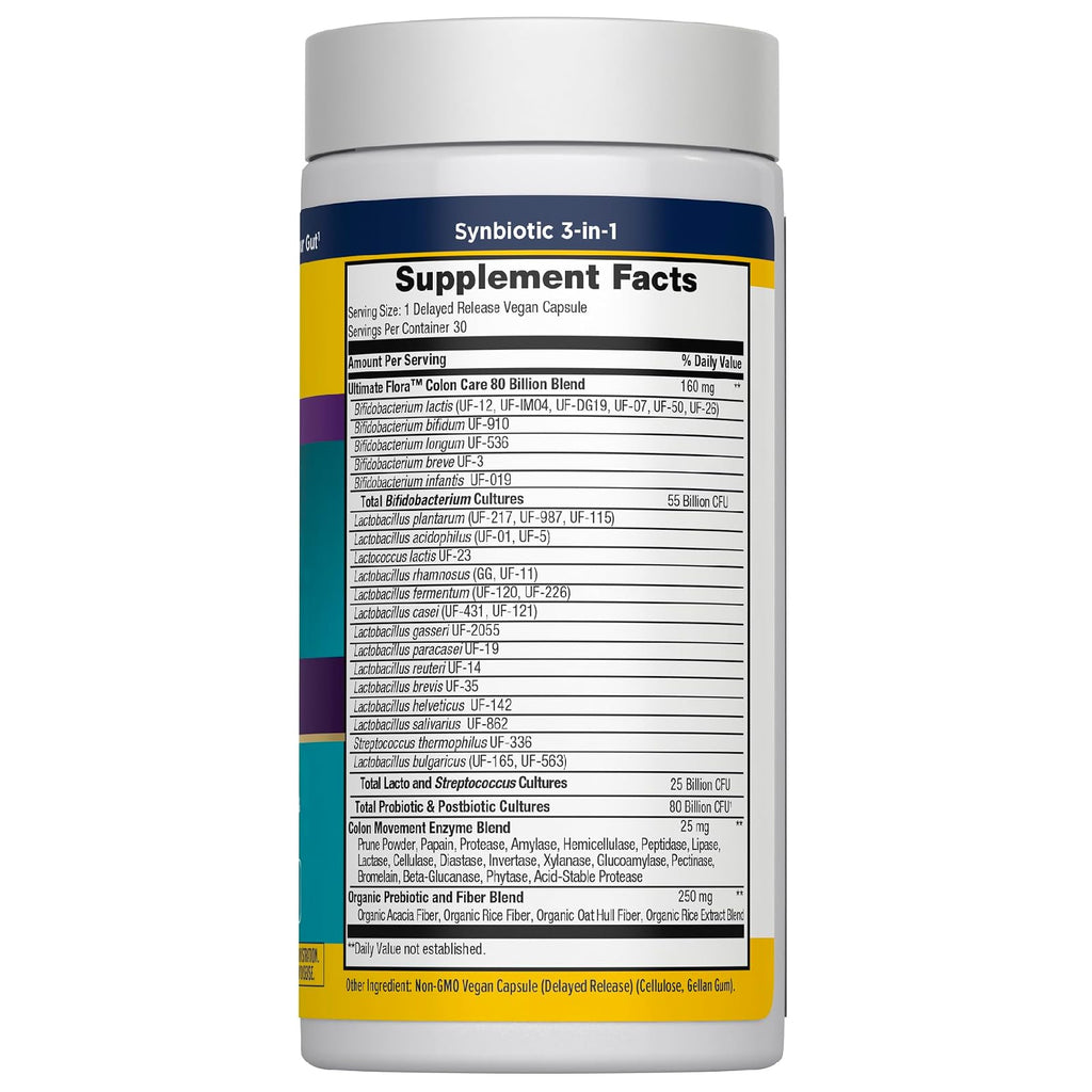 Ultimate Flora Probiotic 80 billion CFU capsules
