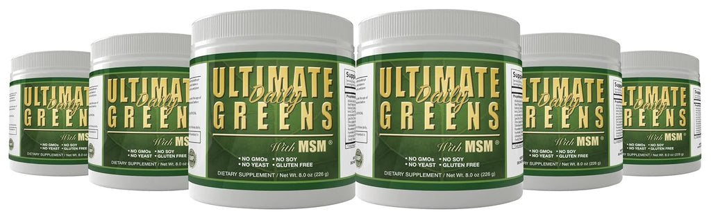 Ultimate Greens MSM powder for energy