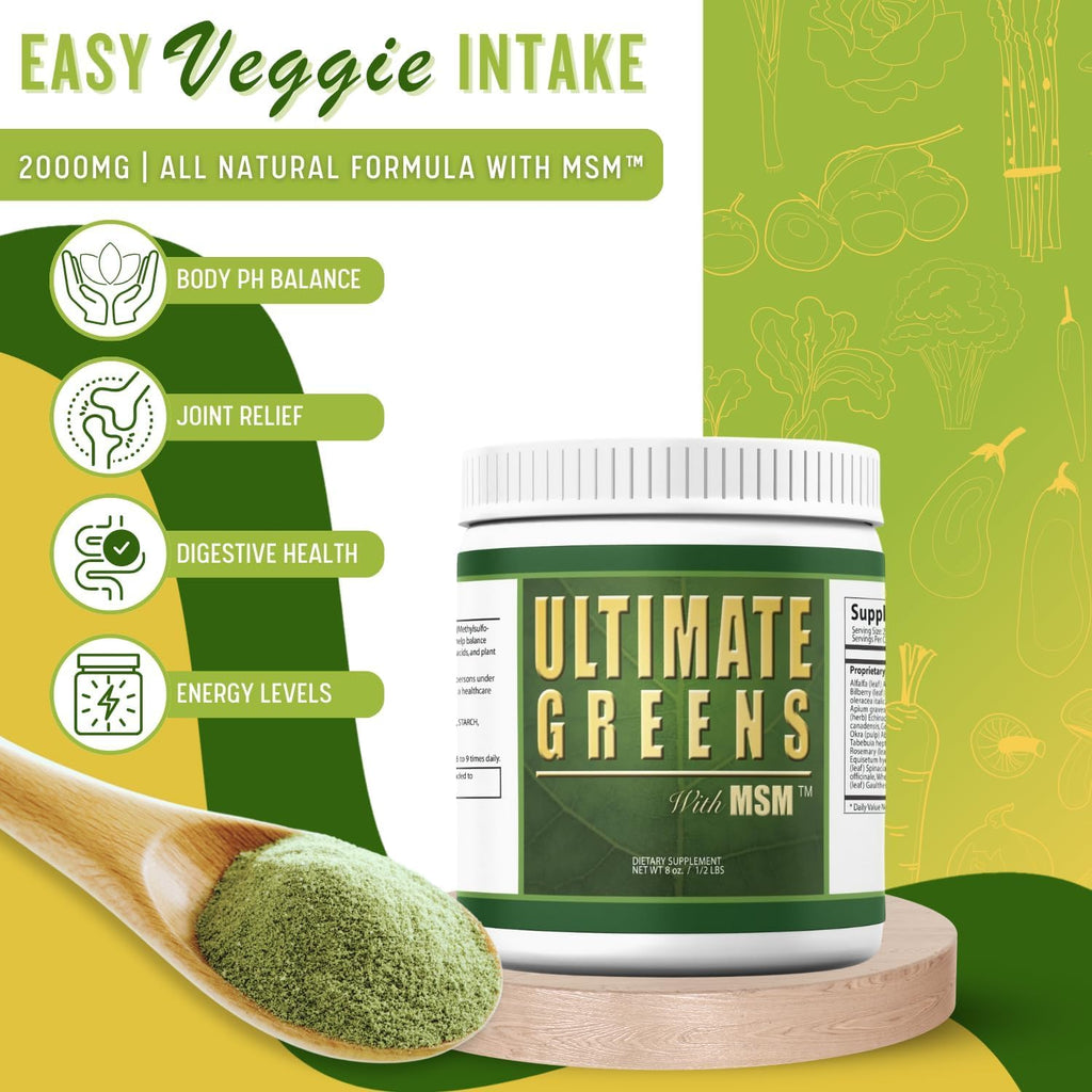 Ultimate Greens superfood powder benefits