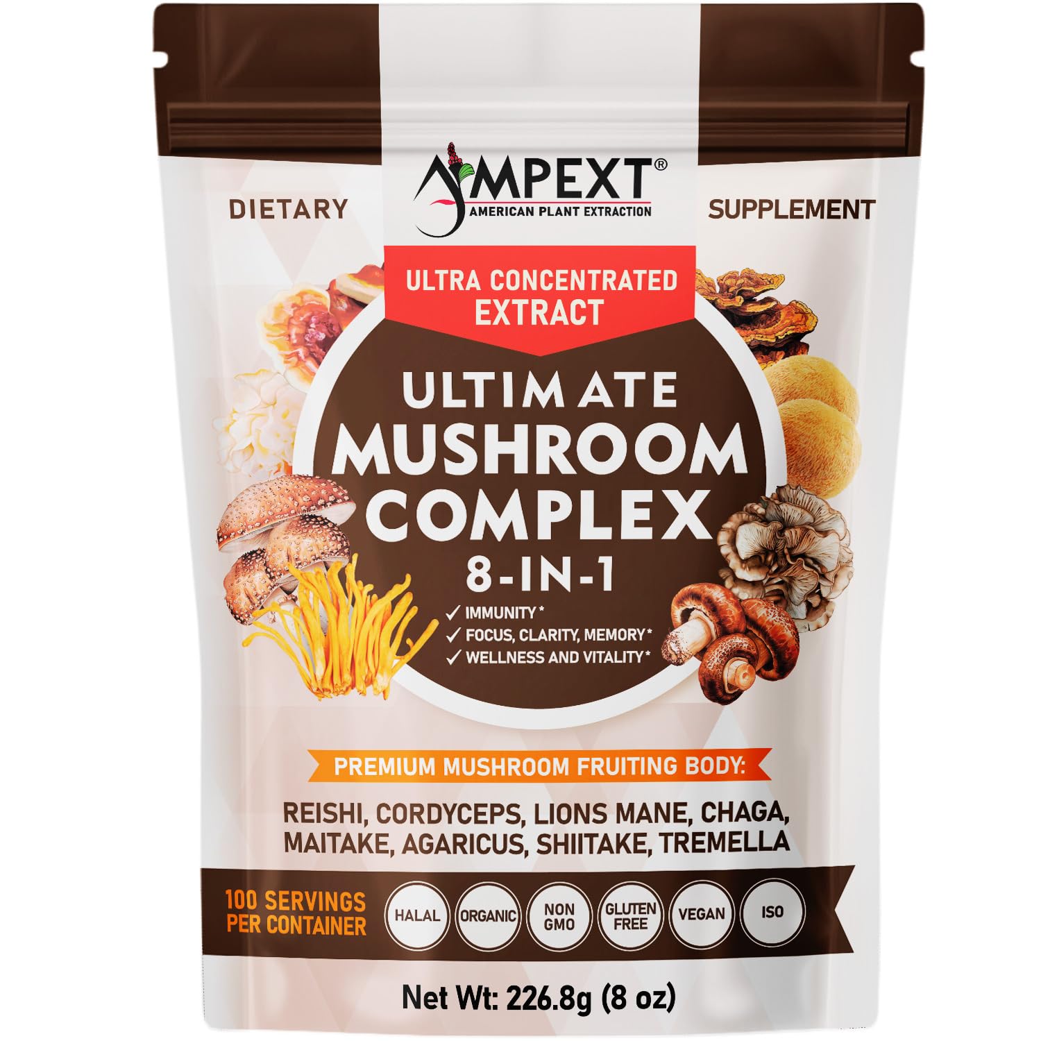 ultimate mushroom complex for immunity