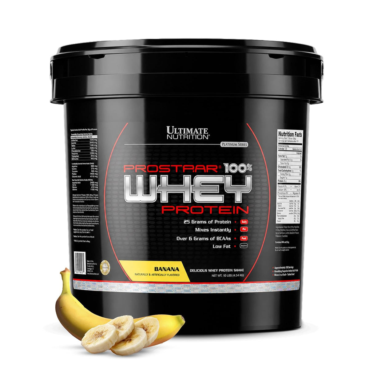 Ultimate Nutrition banana whey protein isolate