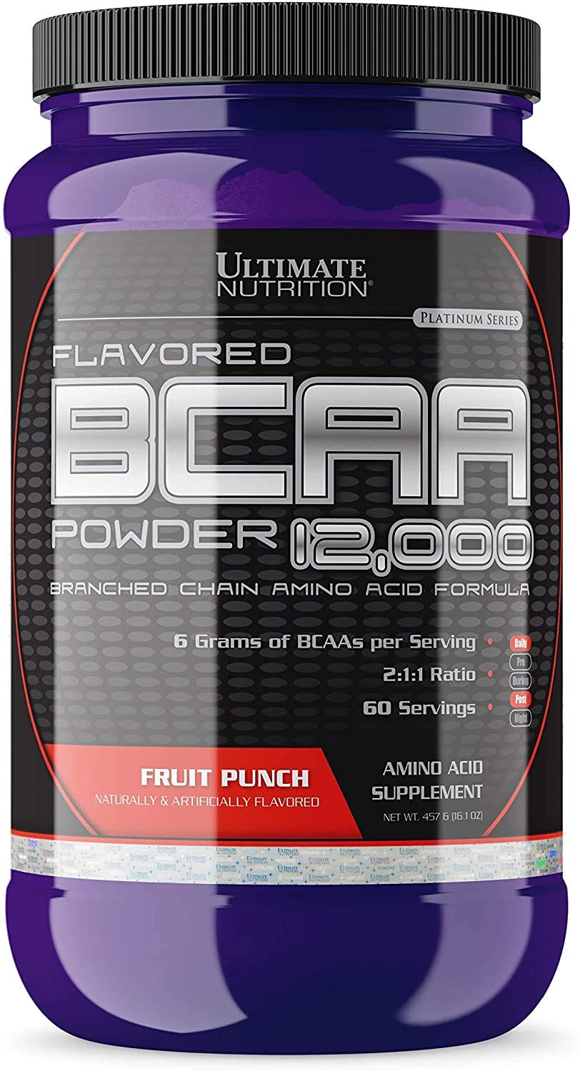 Ultimate Nutrition BCAA powder fruit punch