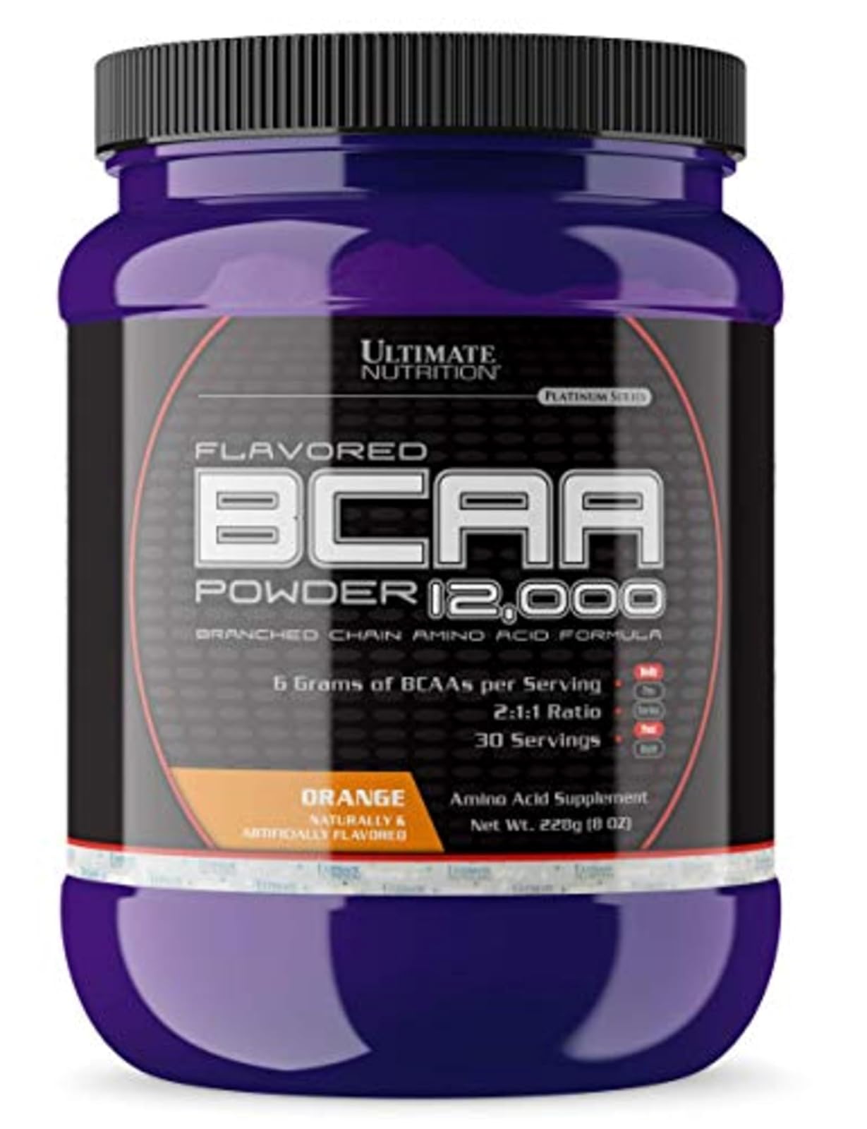 Ultimate Nutrition BCAA powder orange flavour