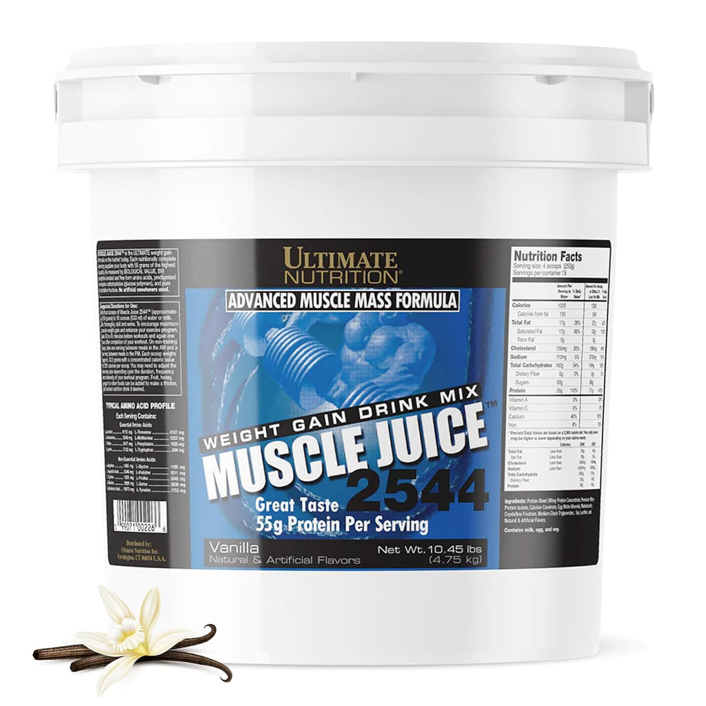 Ultimate Nutrition Muscle Juice vanilla flavour