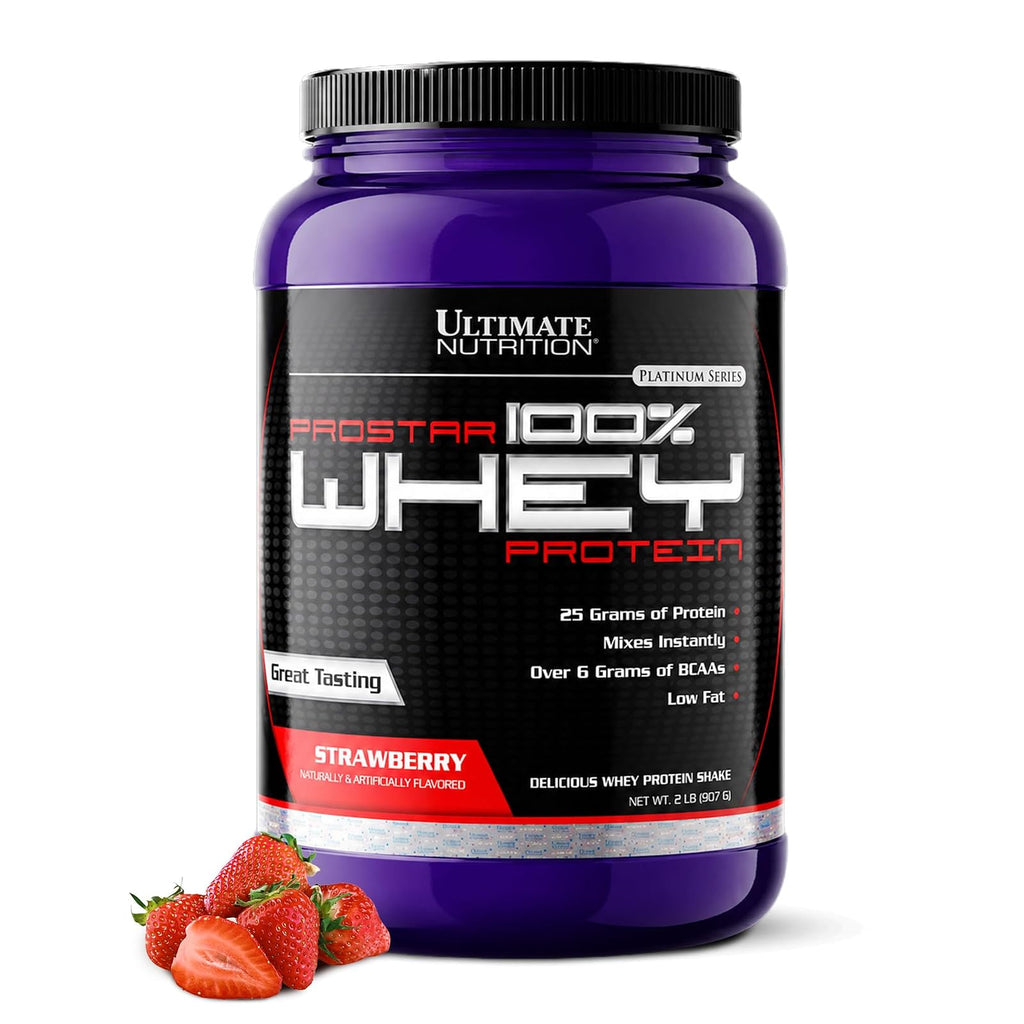 Ultimate Nutrition strawberry whey protein