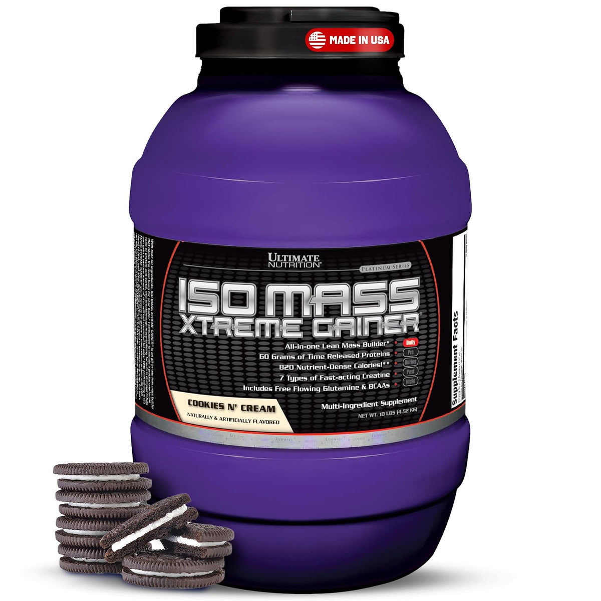 Ultimate Nutrition weight gainers cookies n' cream