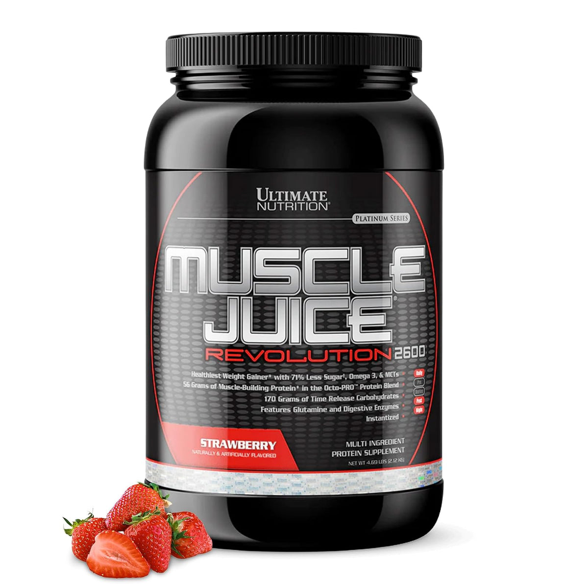 Ultimate Nutrition weight gainers strawberry flavour