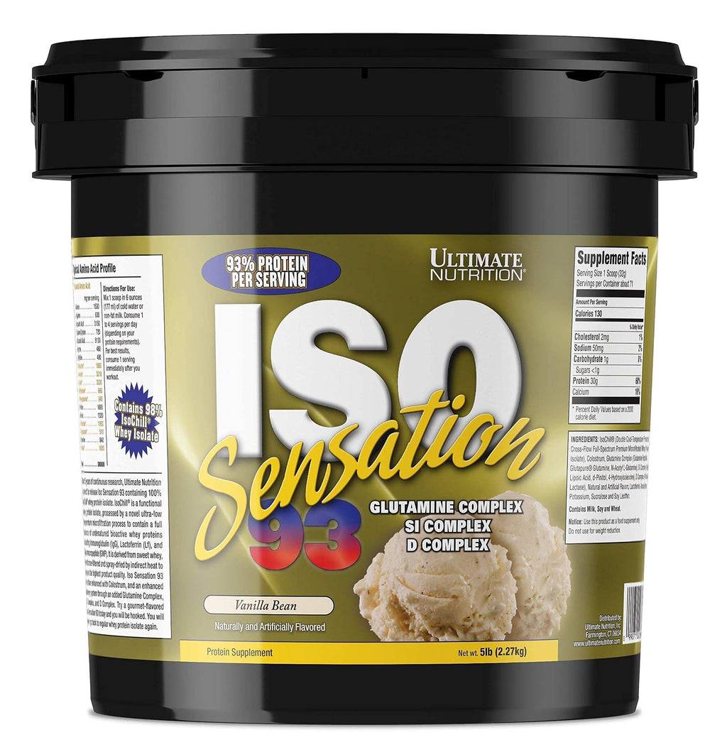 Ultimate Nutrition whey protein isolate