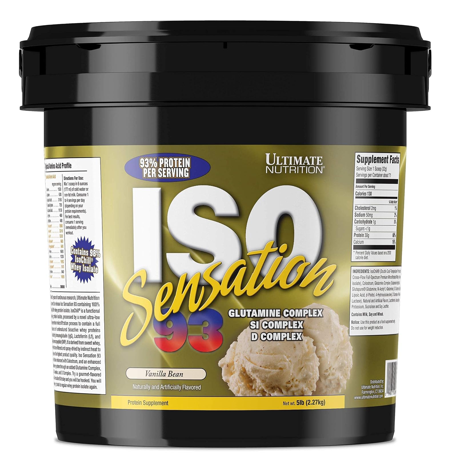 Ultimate Nutrition whey protein isolate
