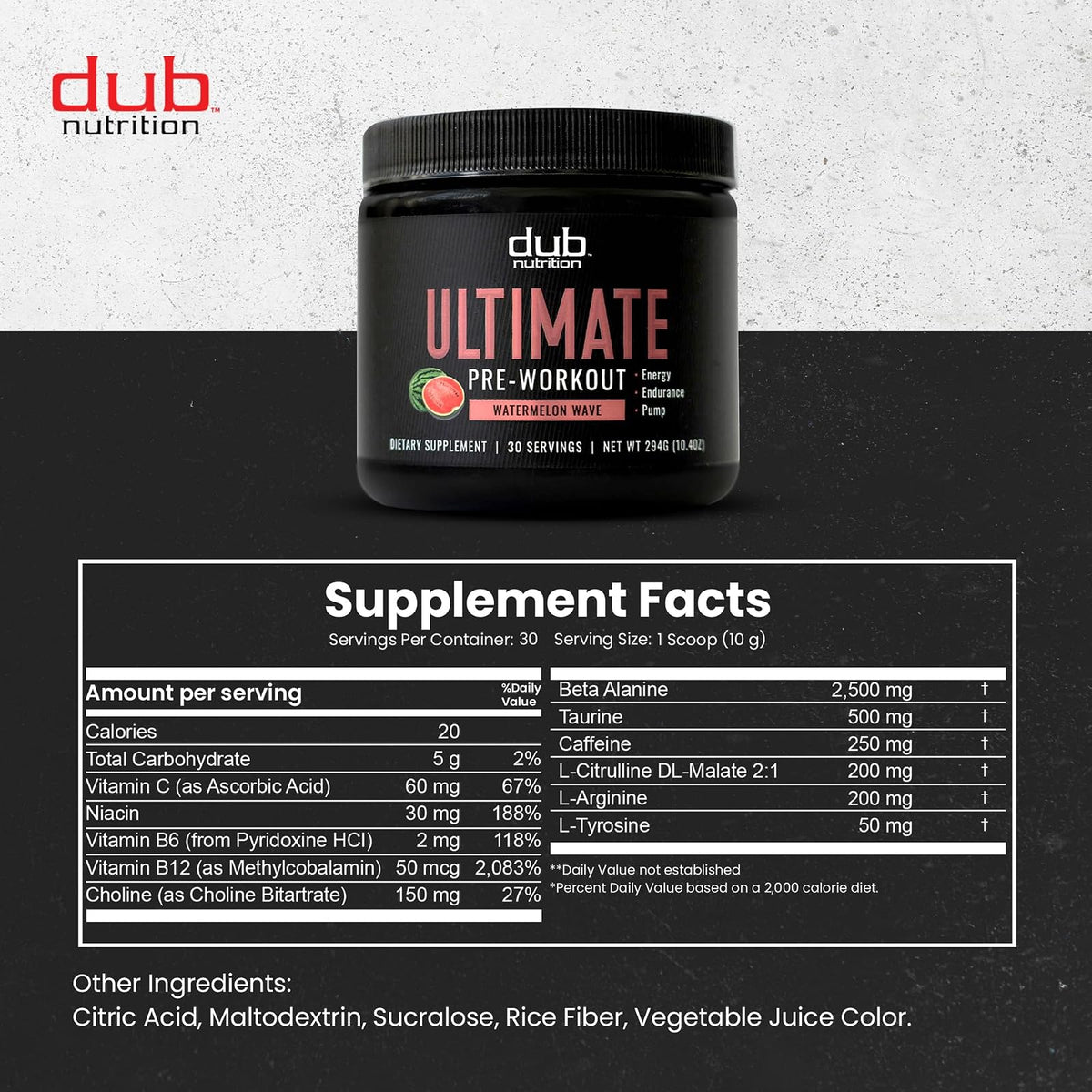 Ultimate Pre-Workout Watermelon Wave workout enhancer