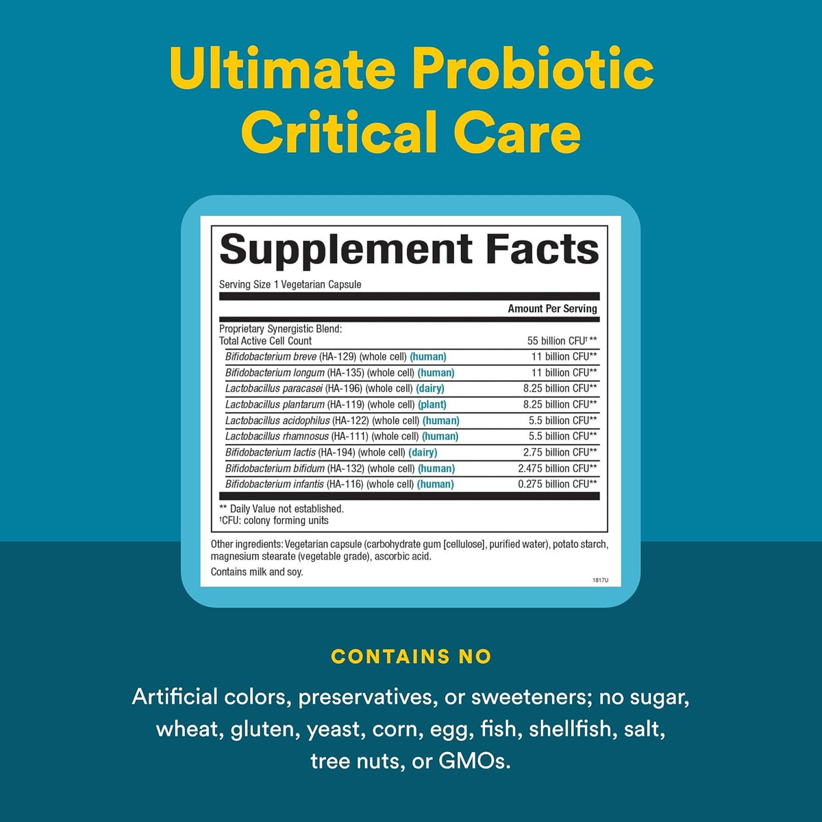 Ultimate Probiotic Critical Care formula