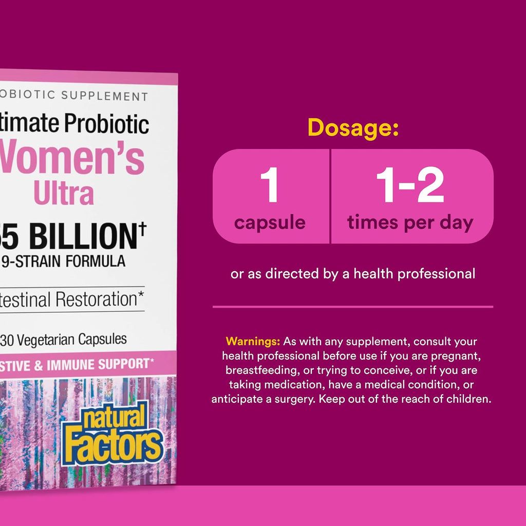 Ultimate probiotic support for women