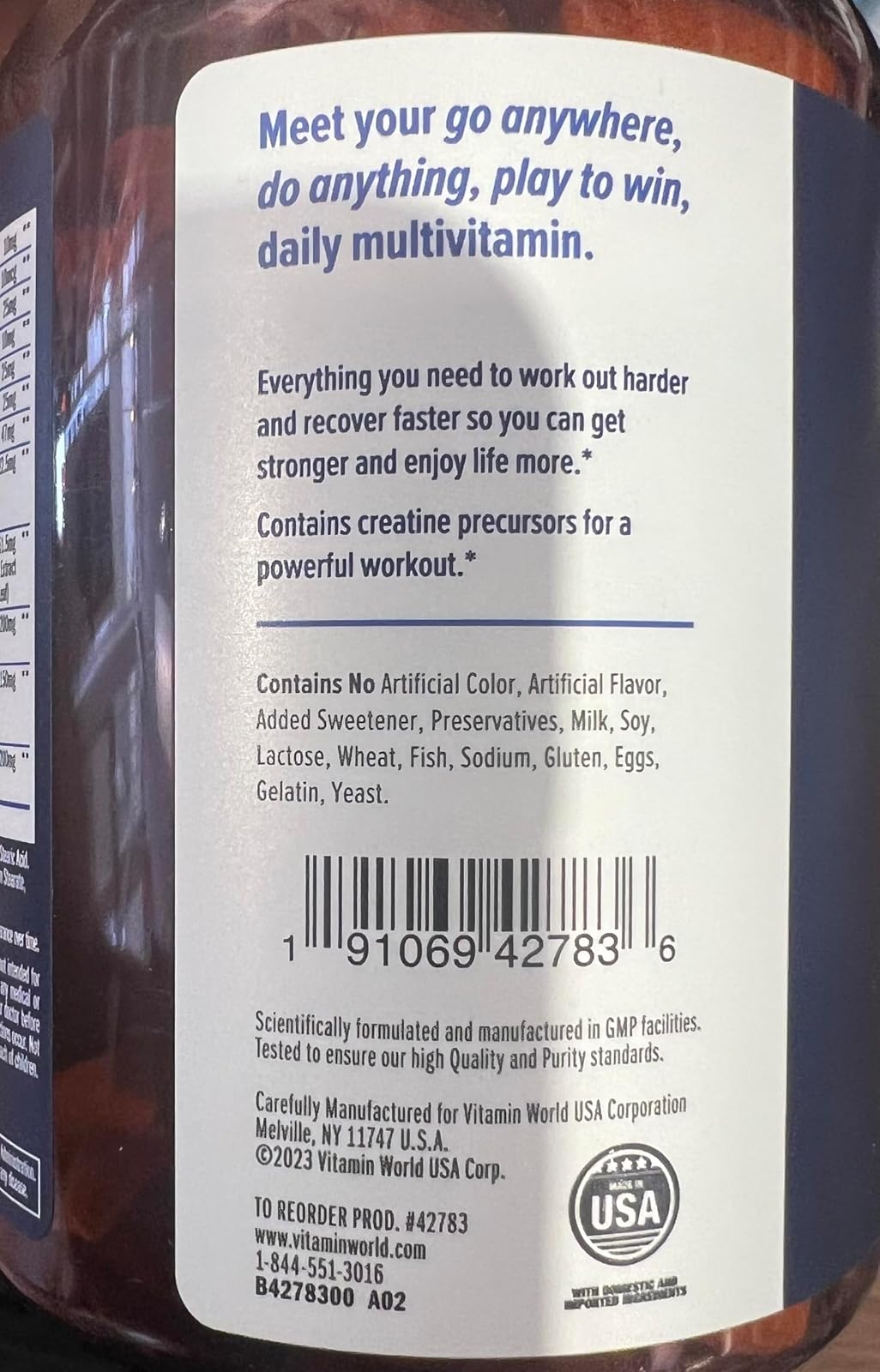 Ultra 360 multivitamin for active lifestyle