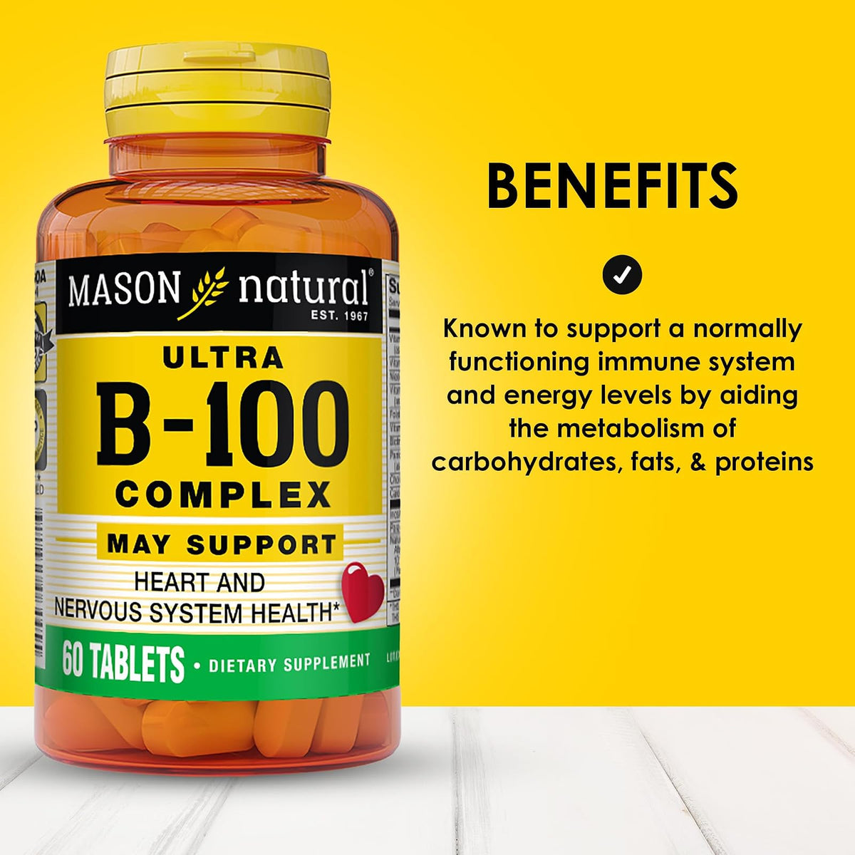 Ultra B-100 complex for energy support