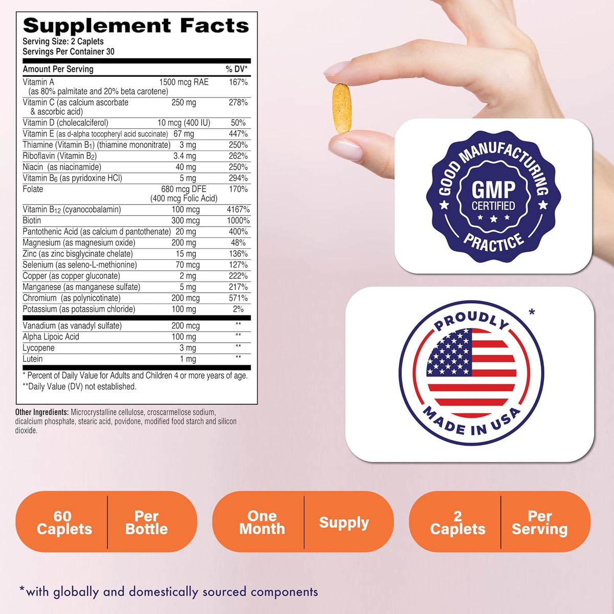 Ultra-Betic multivitamin for men health