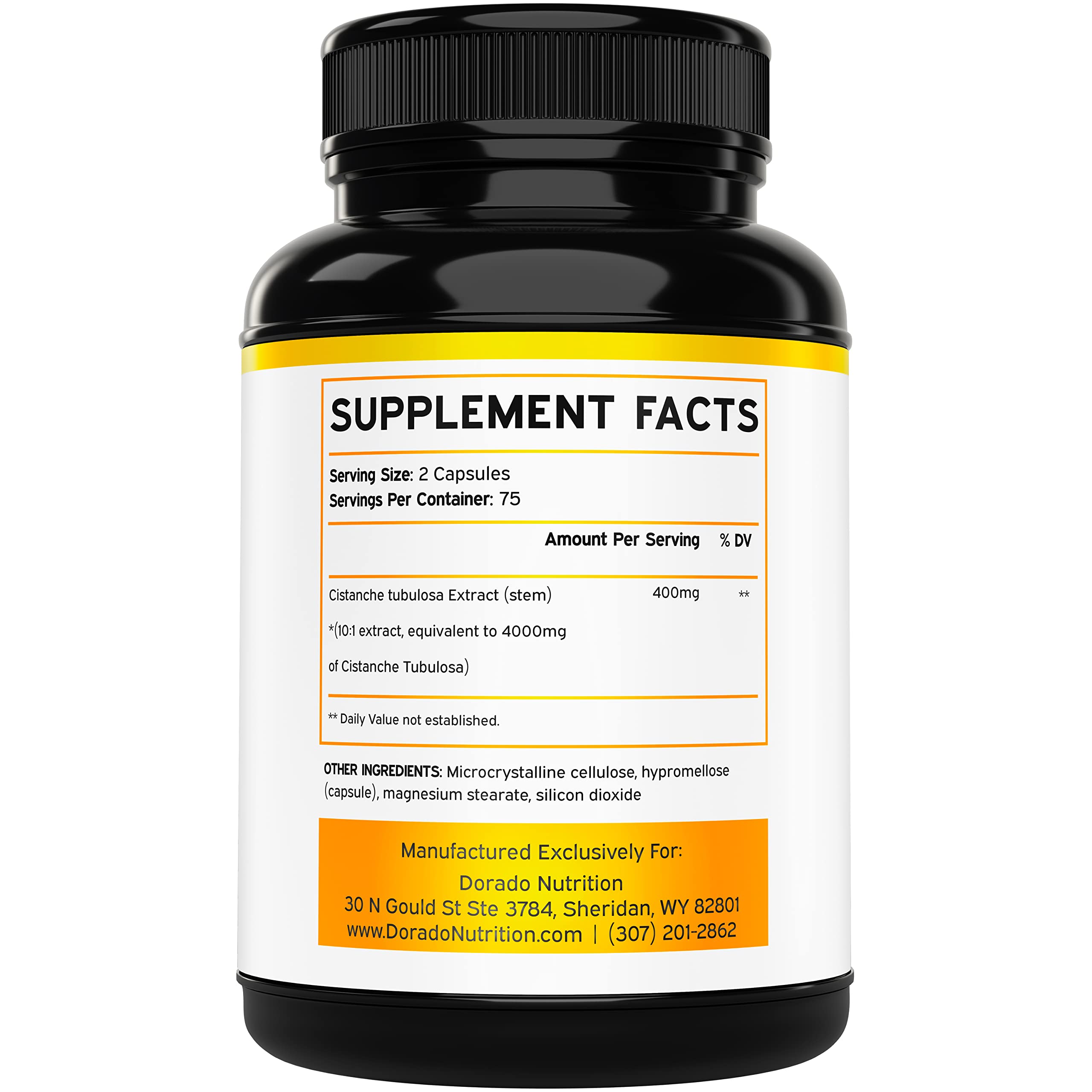 Ultra concentrated Cistanche capsules