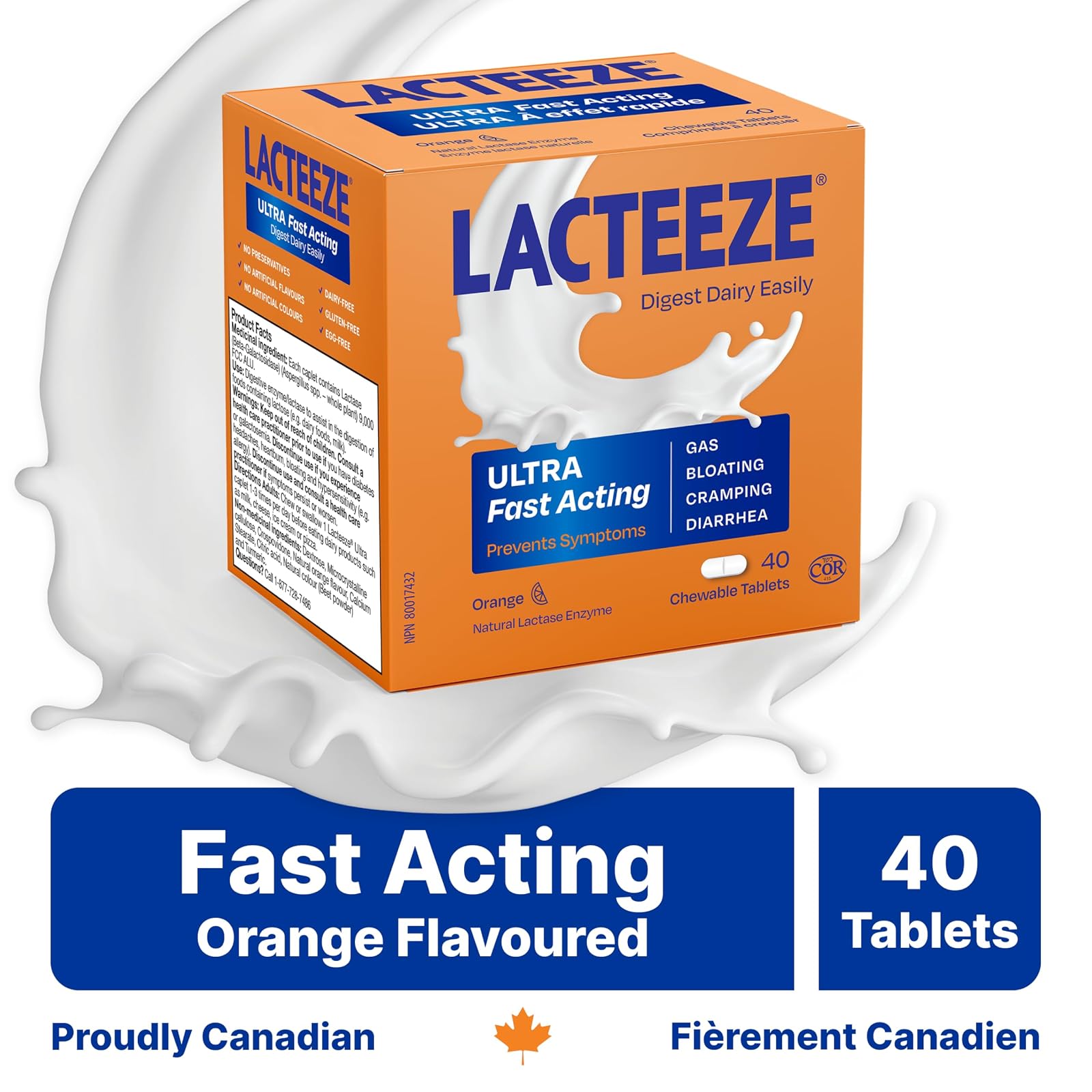 Ultra digestive enzyme caplets for comfort
