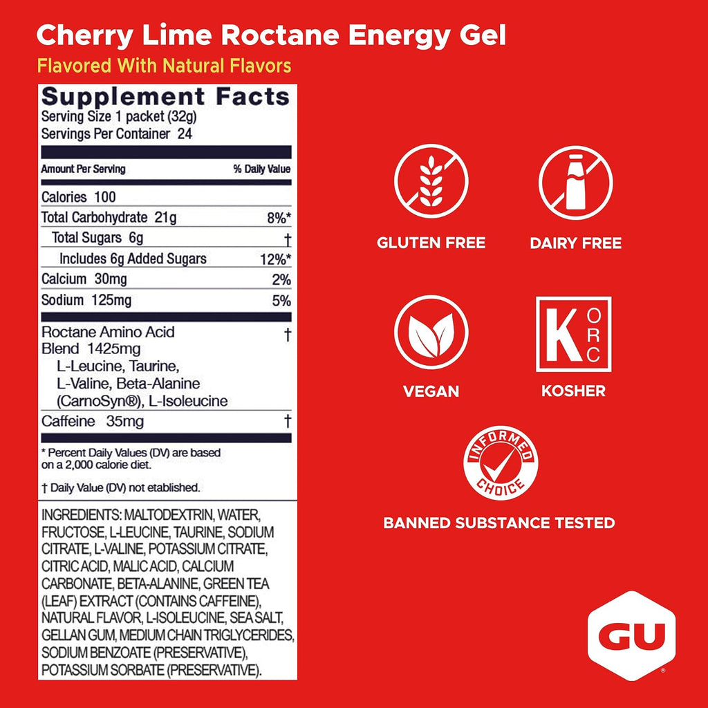Ultra endurance energy gel pack