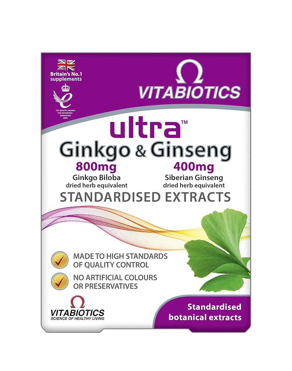 Ultra Ginkgo and Ginseng tablets