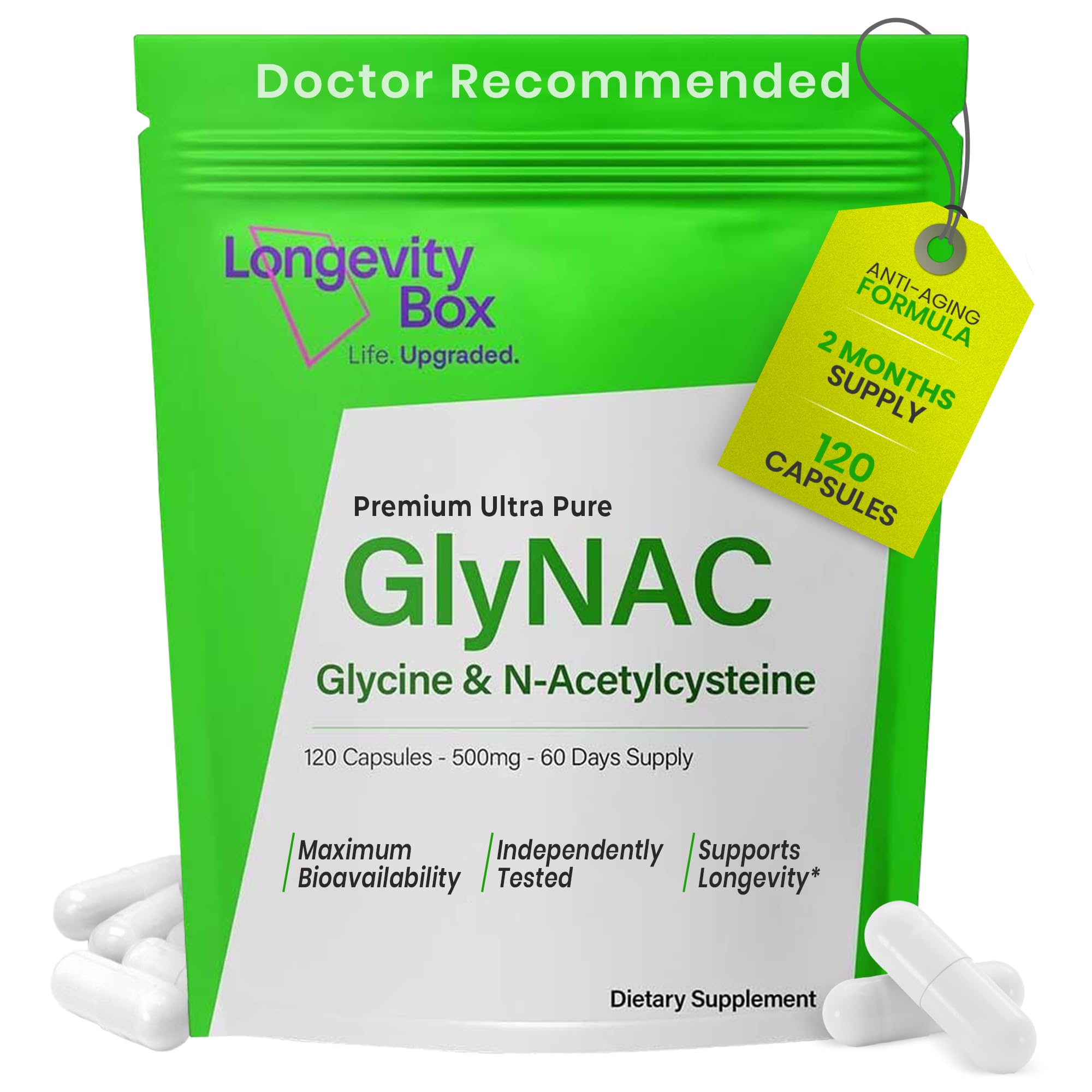 Ultra GlyNAC supplement for healthy aging