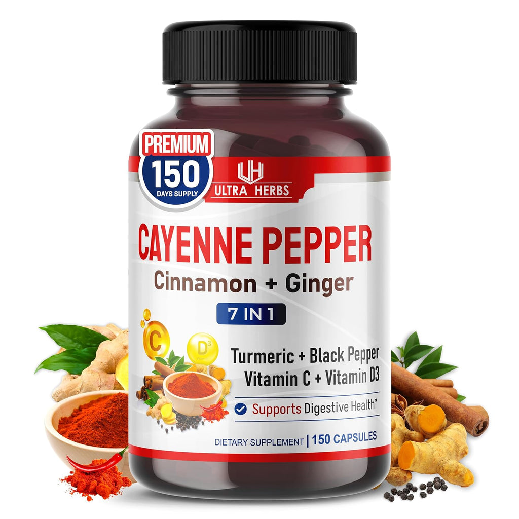 Ultra Herbs cayenne pepper capsules