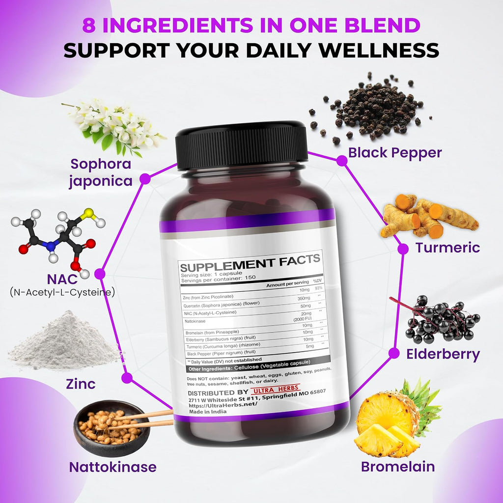 Ultra Herbs quercetin antioxidant benefits