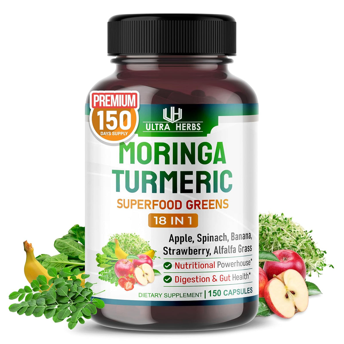 Ultra Herbs superfood greens capsules