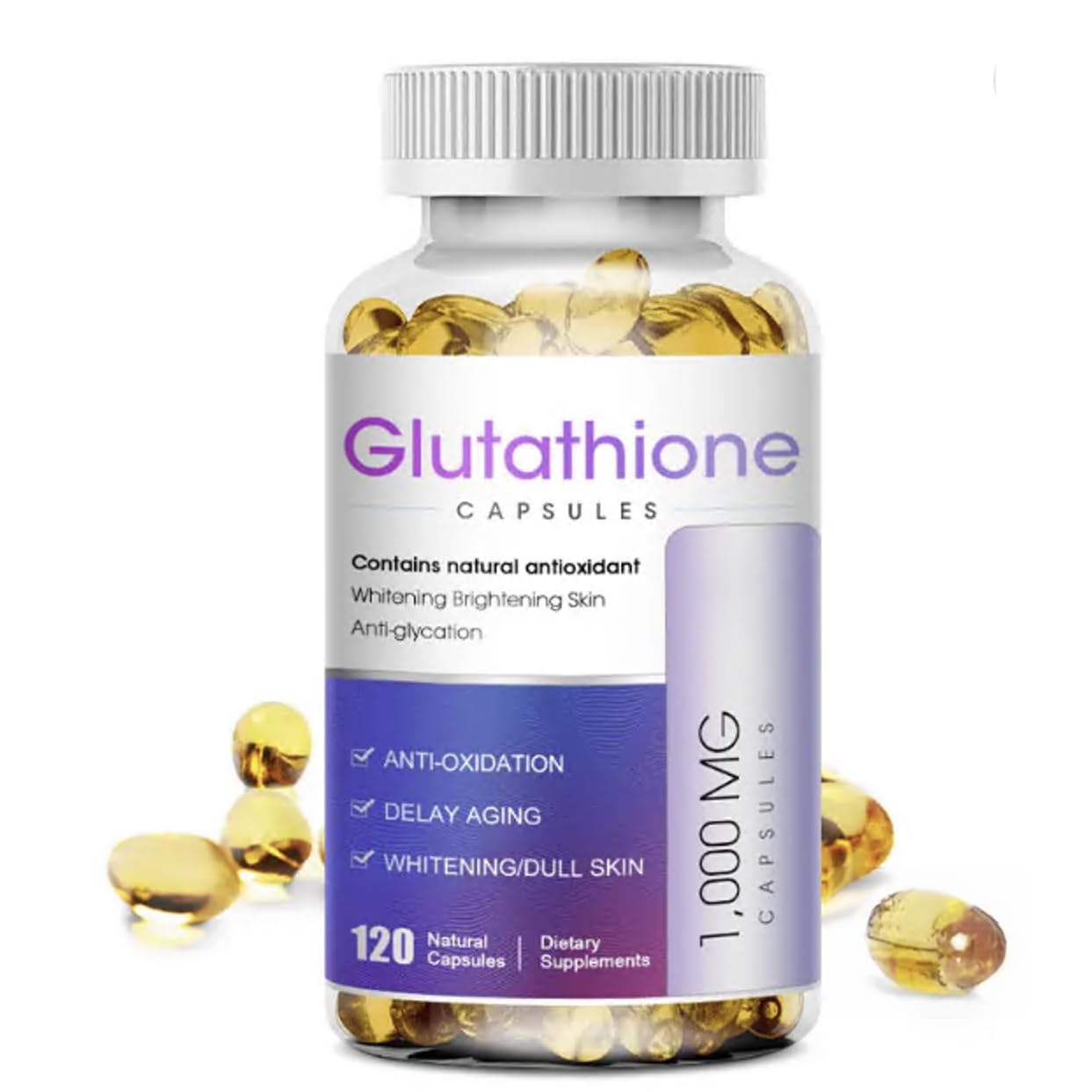 Ultra High Strength Glutathione Capsules for detox