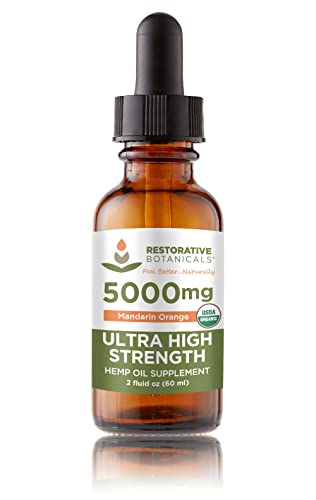 Ultra high strength hemp oil drops