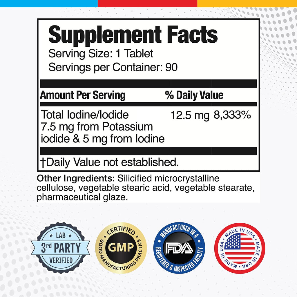 Ultra Iodine Complex 12.5 mg tablets