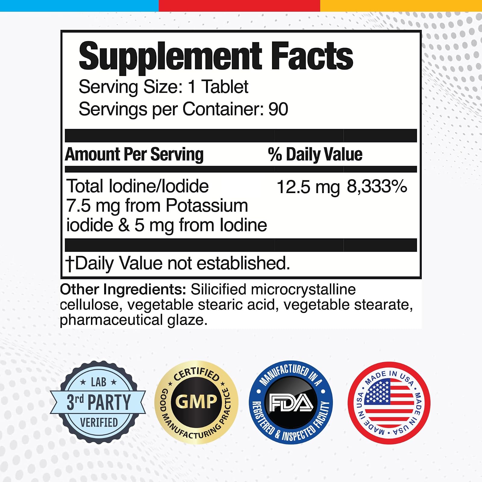 Ultra Iodine Complex 12.5 mg tablets