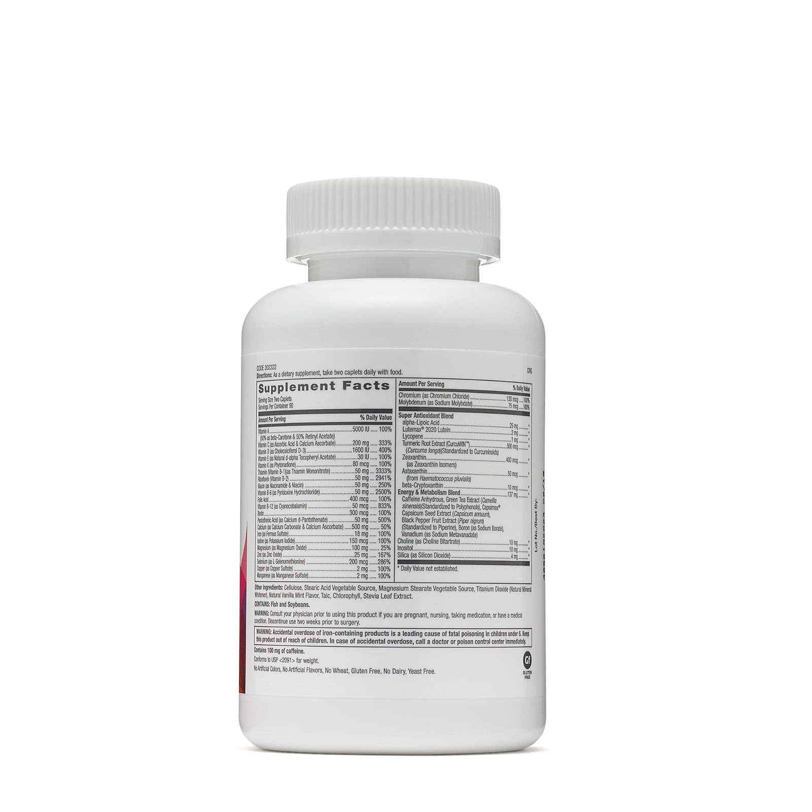 Ultra Mega multivitamin for metabolism support