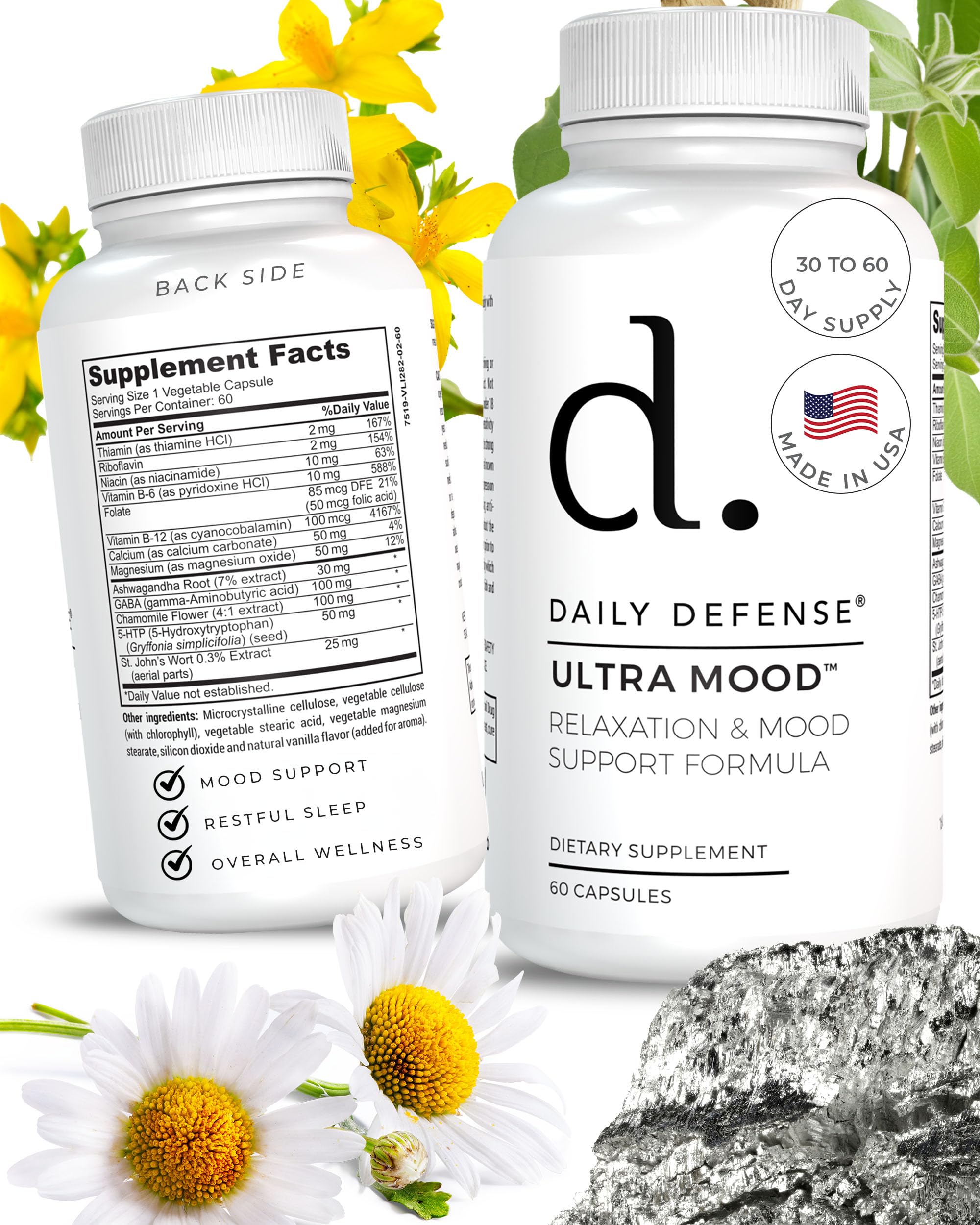 Ultra Mood Support Supplement for wellness