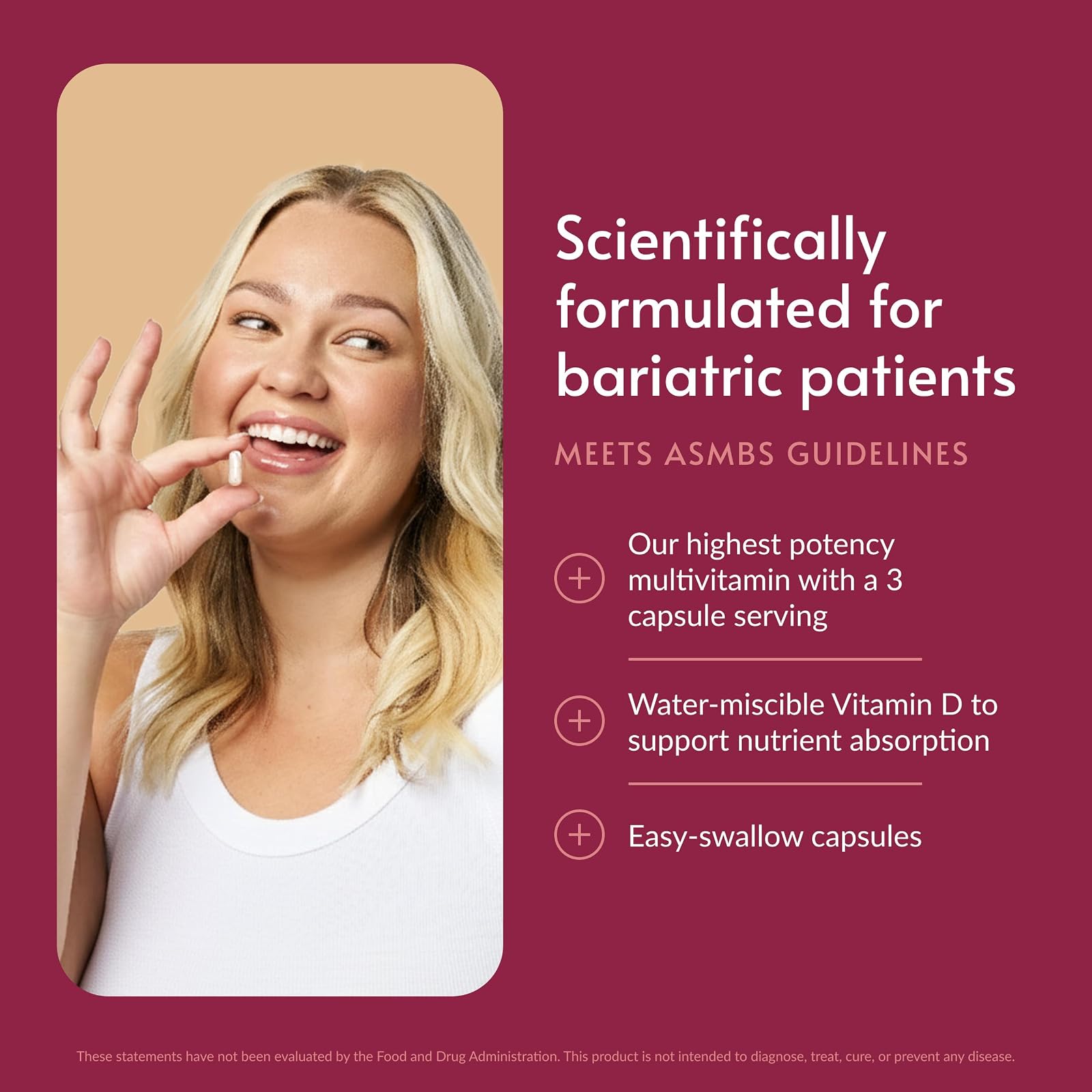 Ultra multivitamin with iron for daily nutrition