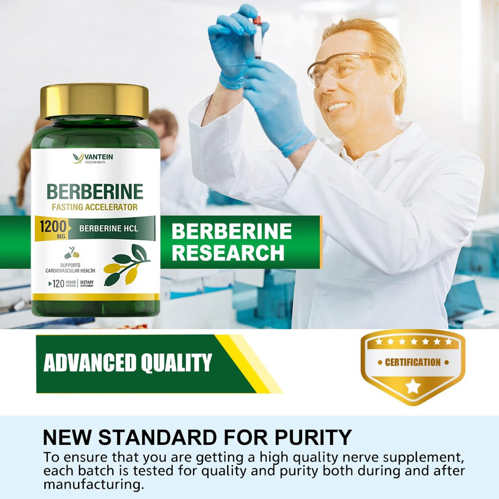 Ultra purity berberine for optimal results