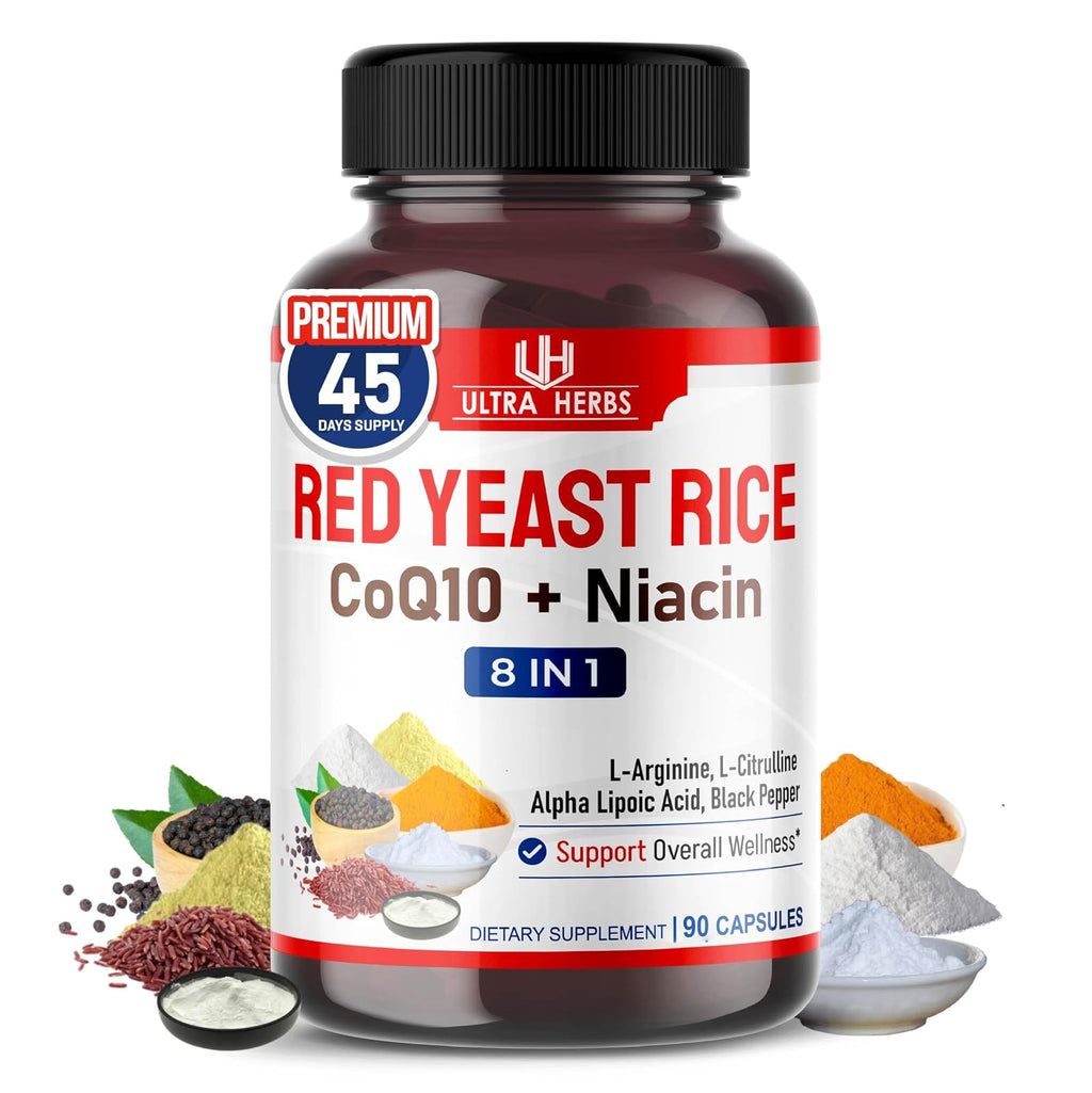 Ultra Red Yeast multivitamins for heart health