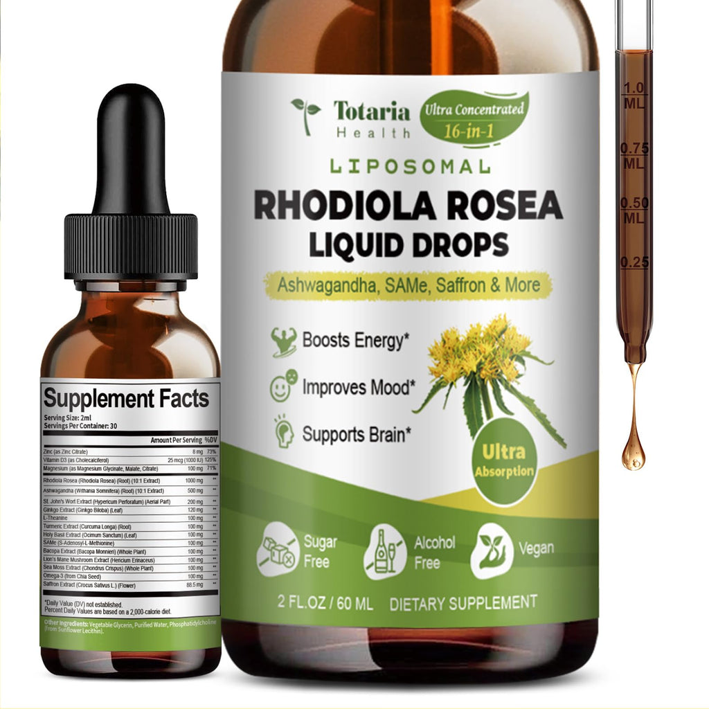 Ultra strength Rhodiola Rosea supplement drops