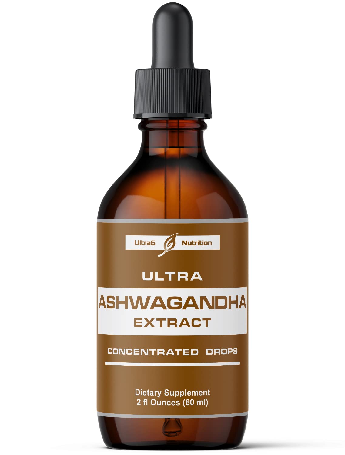 Ultra6 Nutrition ashwagandha liquid drops