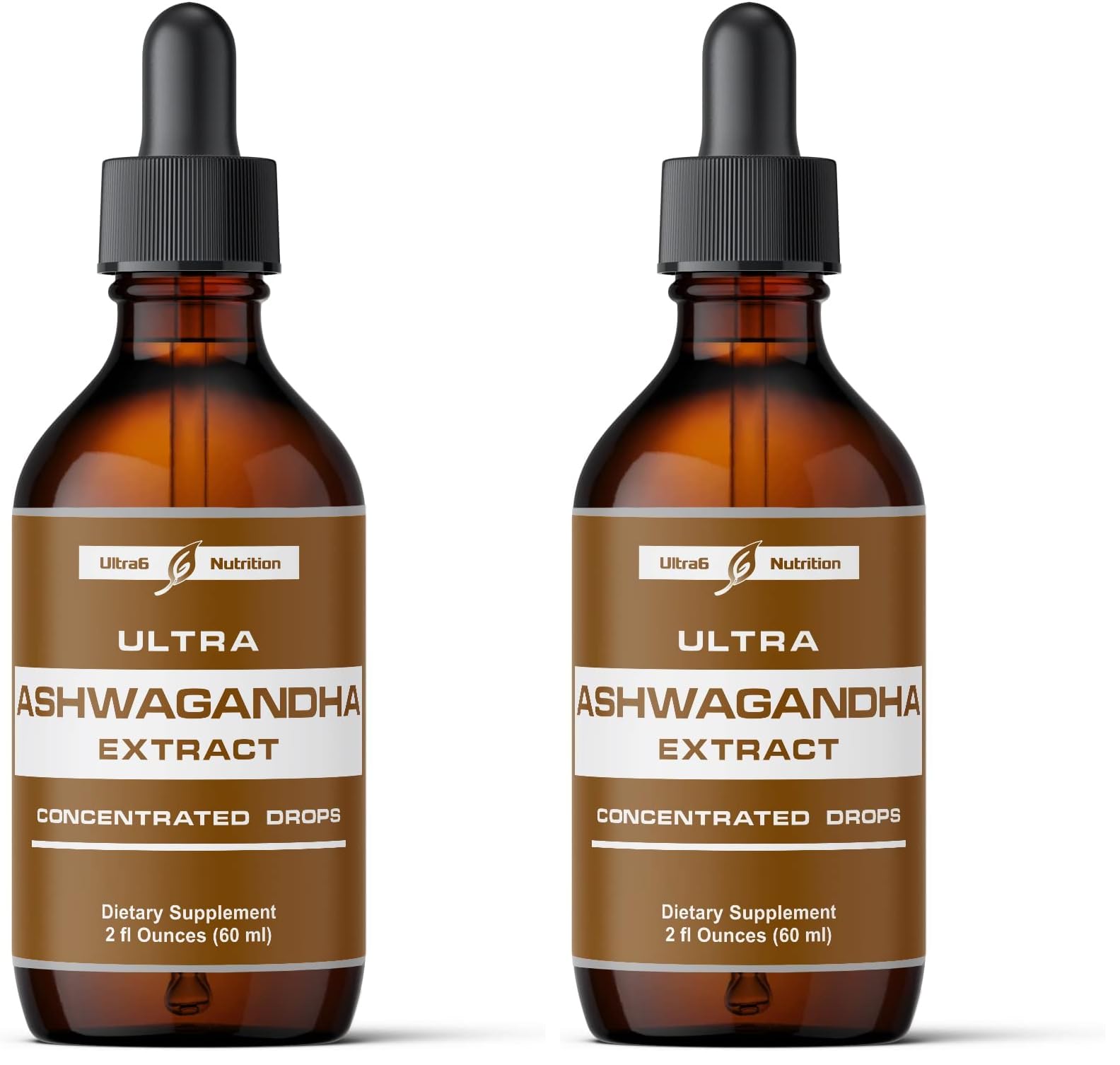 Ultra6 Nutrition ashwagandha liquid drops