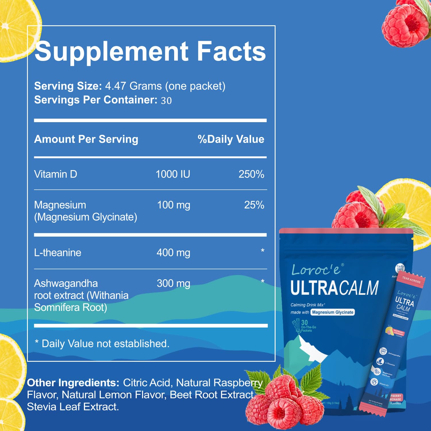 UltraCalm powdered supplement benefits