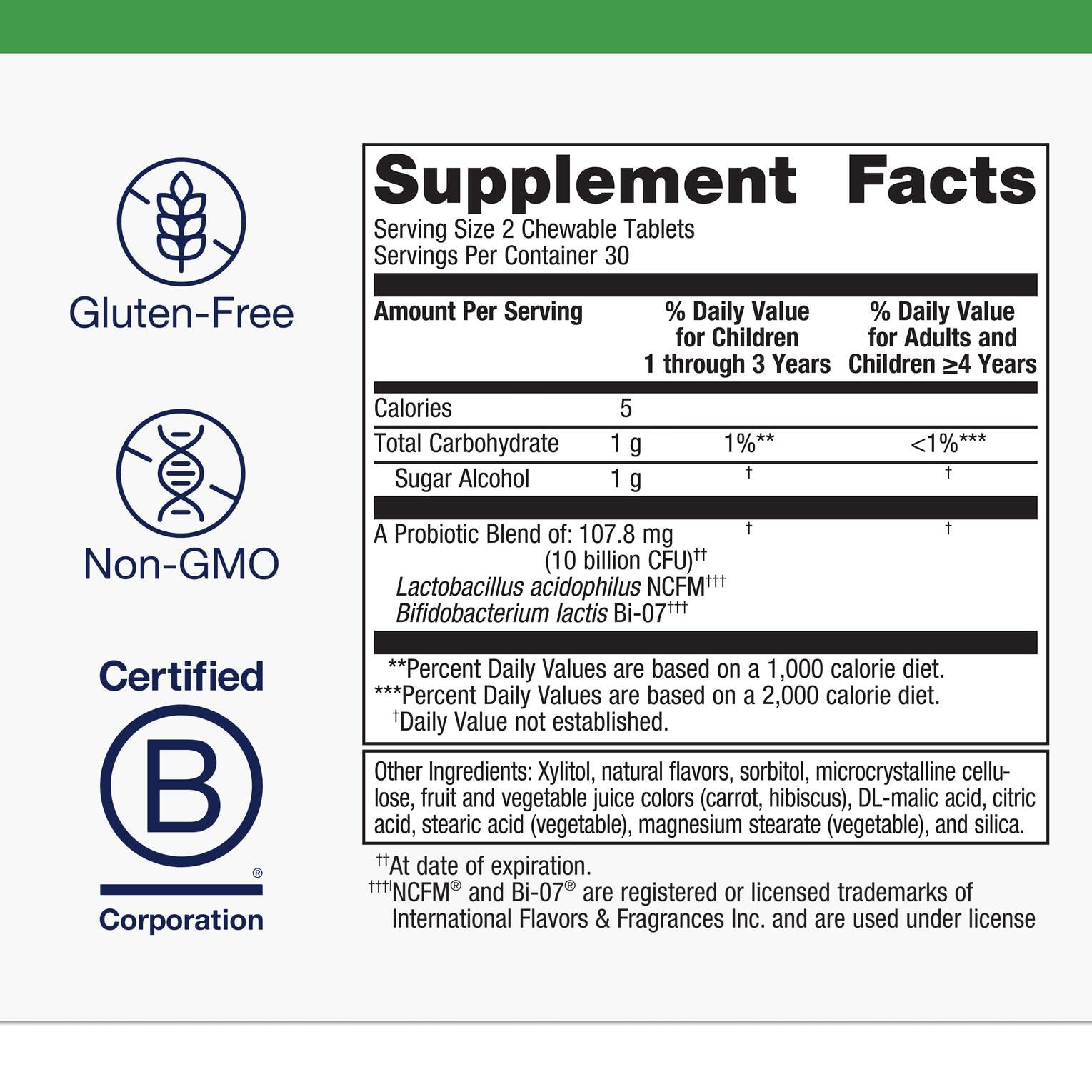UltraFlora probiotics for kids