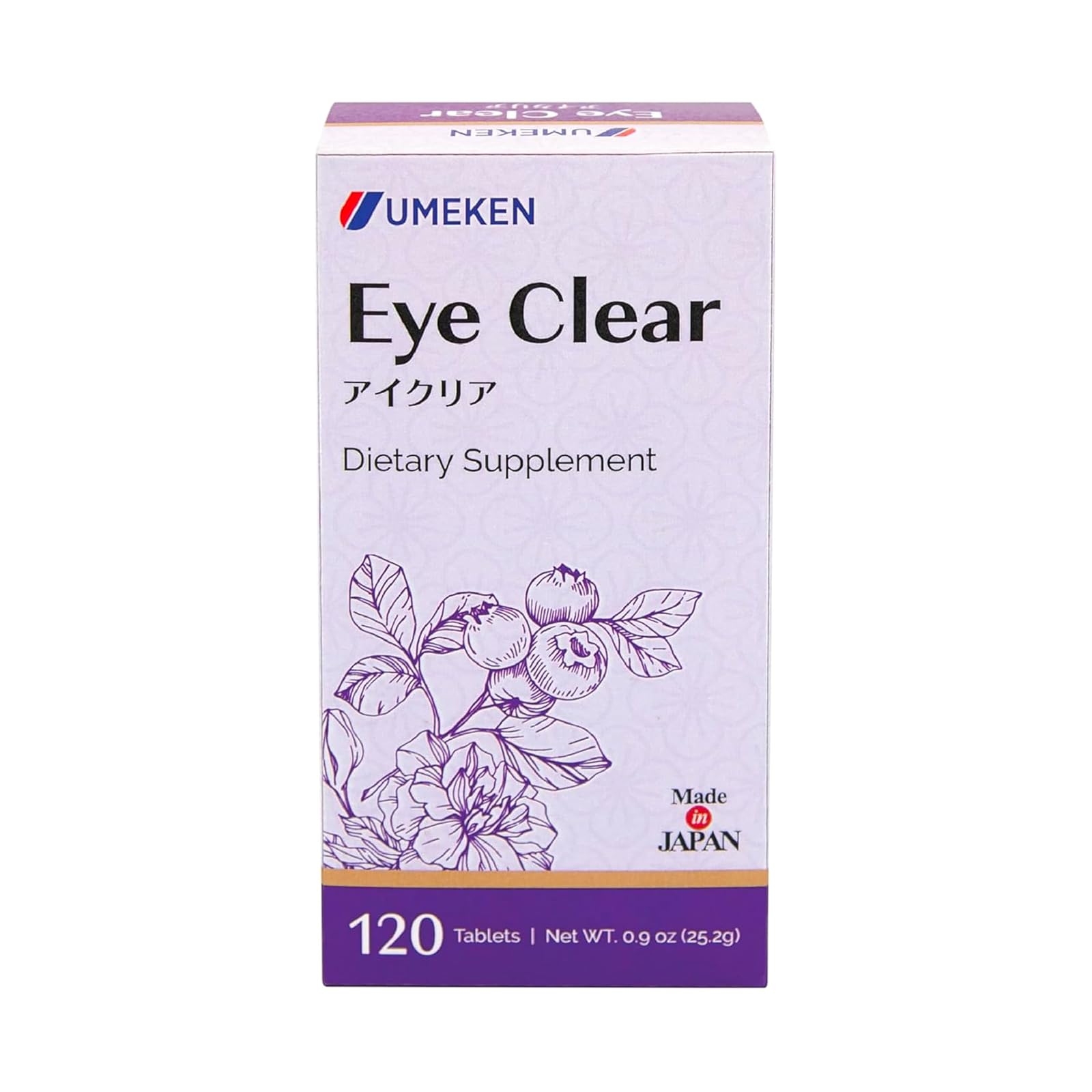 Umeken Eye Clear blueberry extract tablets