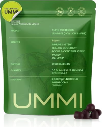 UMMI mushroom gummies for energy