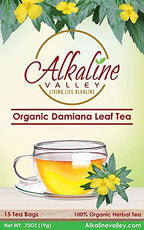 unbleached bags of damiana herbal tea