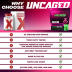 Uncaged Performance creatine supplement