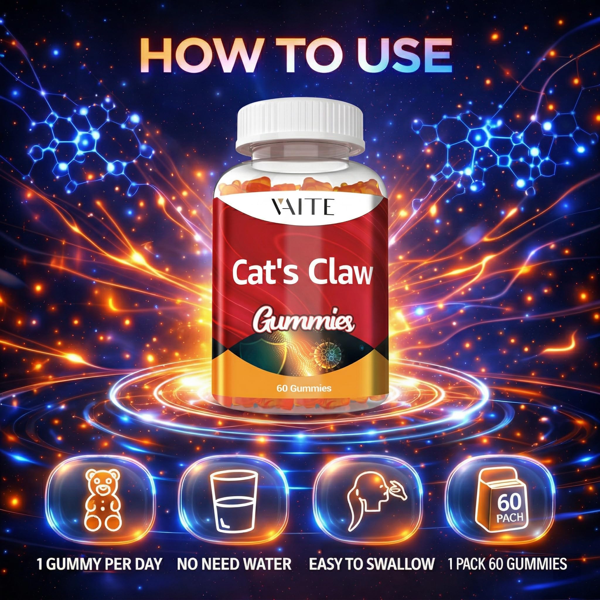 Uncaria Tomentosa gummies for daily wellness
