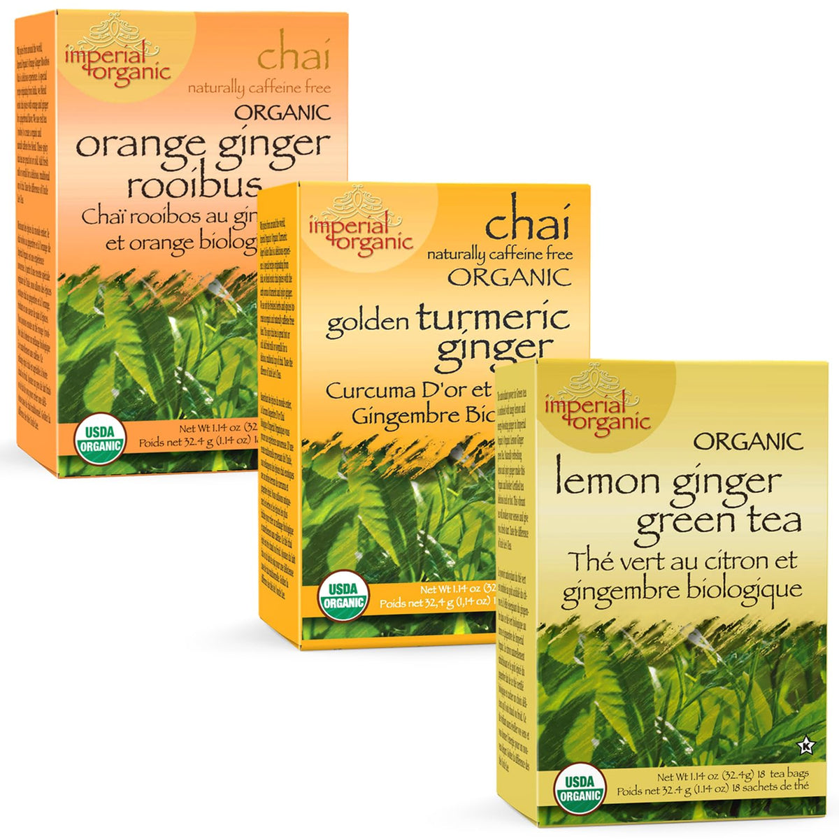 Uncle Lee's organic ginger tea bags