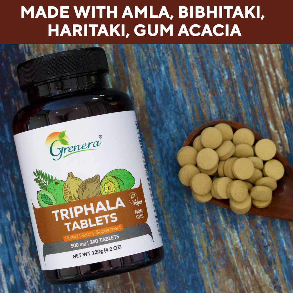 uncoated triphala tablets for easy swallowing